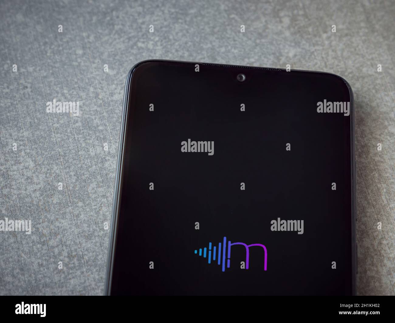 Lod, Israel - July 8, 2020: Miri app launch screen with logo on the ...