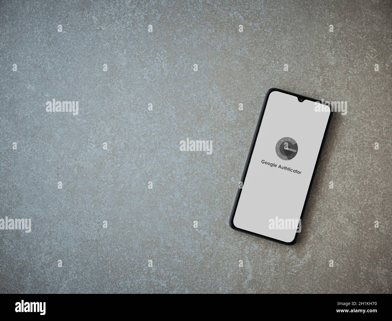 Lod, Israel - July 8, 2020: Google Authenticator app launch screen with ...