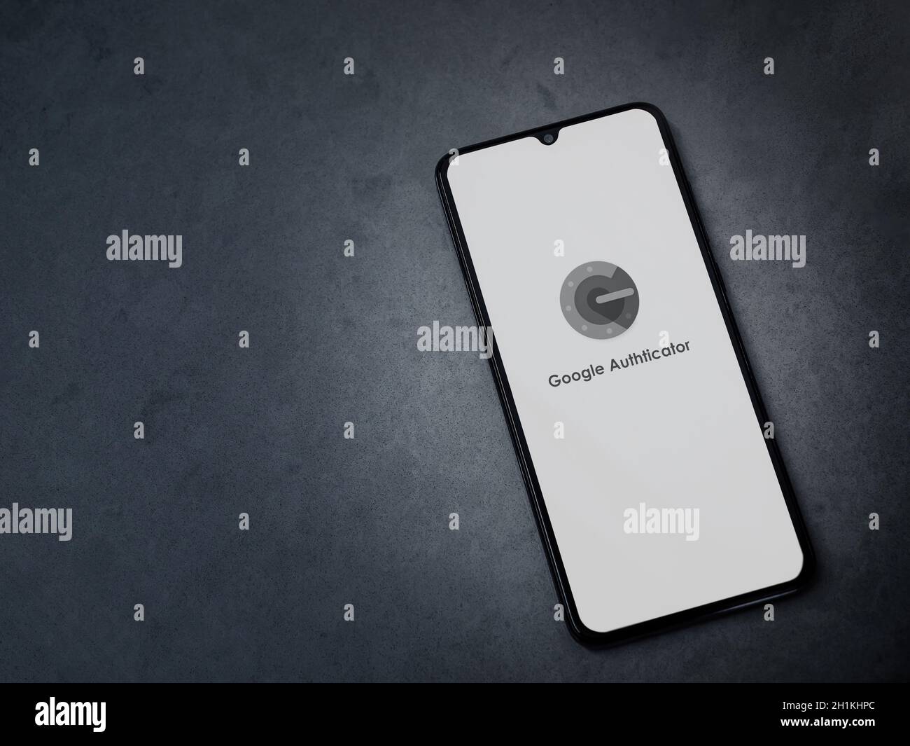 Lod, Israel - July 8, 2020: Google Authenticator app launch screen with ...