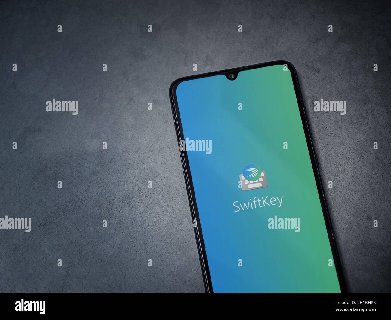 Lod, Israel - July 8, 2020: Microsoft SwiftKey Keyboard app launch ...