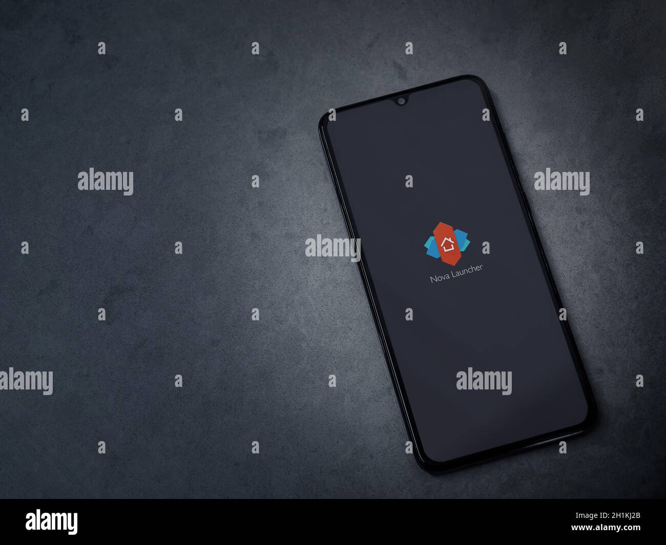 Lod, Israel - July 8, 2020: Nova Launcher app launch screen with logo ...