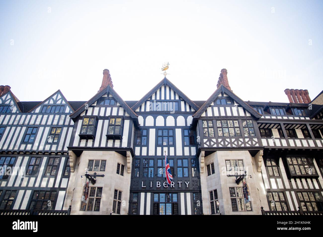 London, UK - September 4, 2019: Low Angle View of a British Department ...