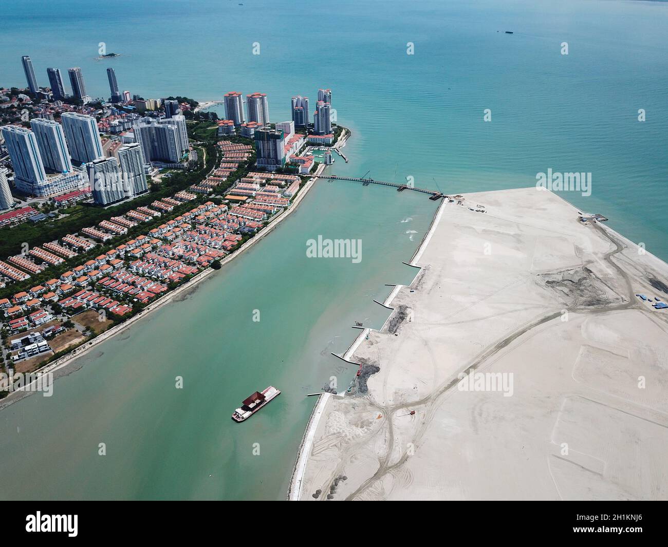 Aerial view seri tanjung pinang hi-res stock photography and images - Alamy