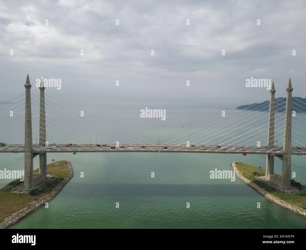 Aerial view penang bridge malaysia hi-res stock photography and images ...