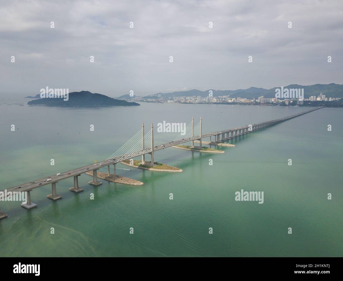 Penang bridge aerial hi-res stock photography and images - Alamy