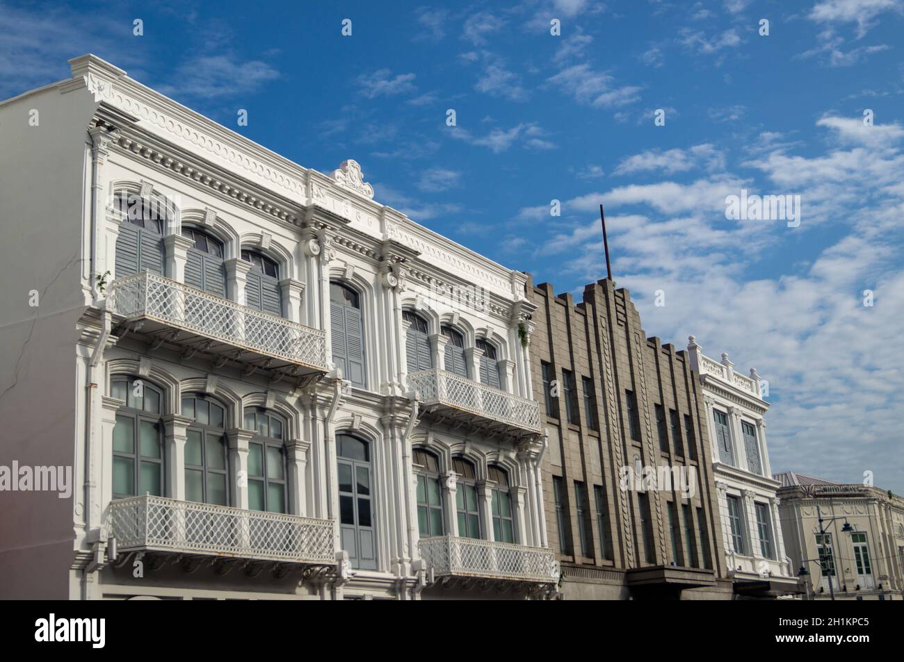 Georgetown, Penang/Malaysia - Feb 14 2020: Heritage building at Beach ...