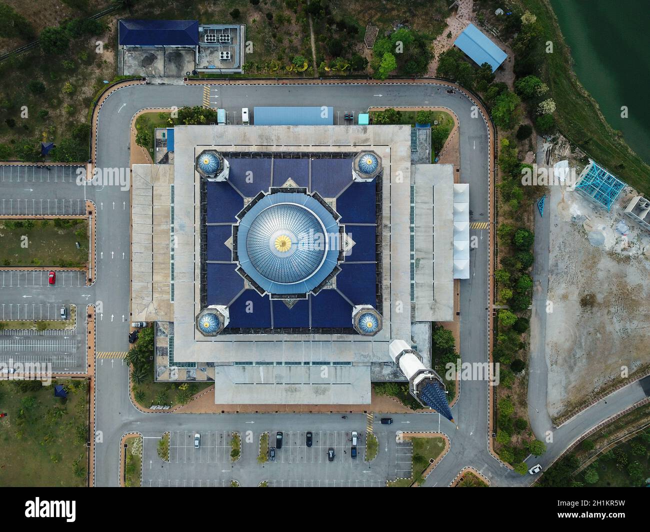 Kepala Batas, Penang/Malaysia - Mar 15 2020: Top down view Abdullah ...