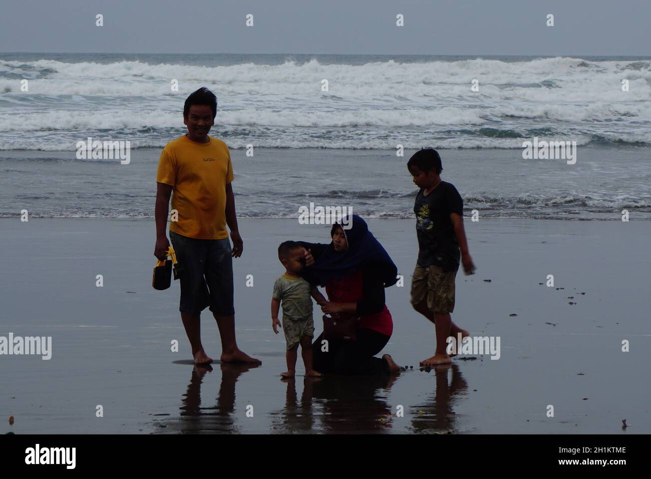 people vacation on parang tritis, yogyakarta, indonesia Stock Photo - Alamy