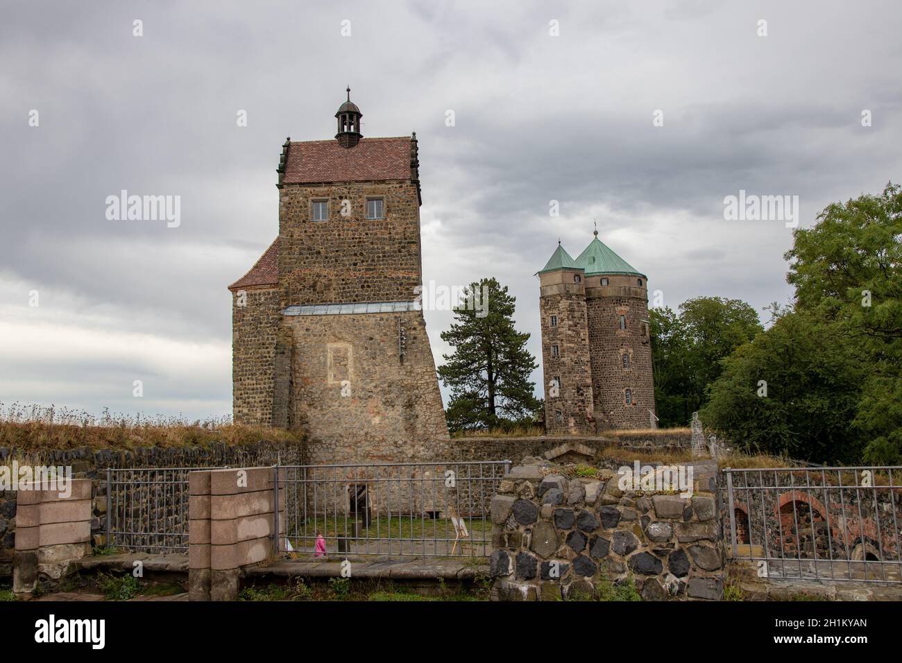 Stolpen castle, Saxony, Germany – August 22, 2020: Countess Cosel was ...