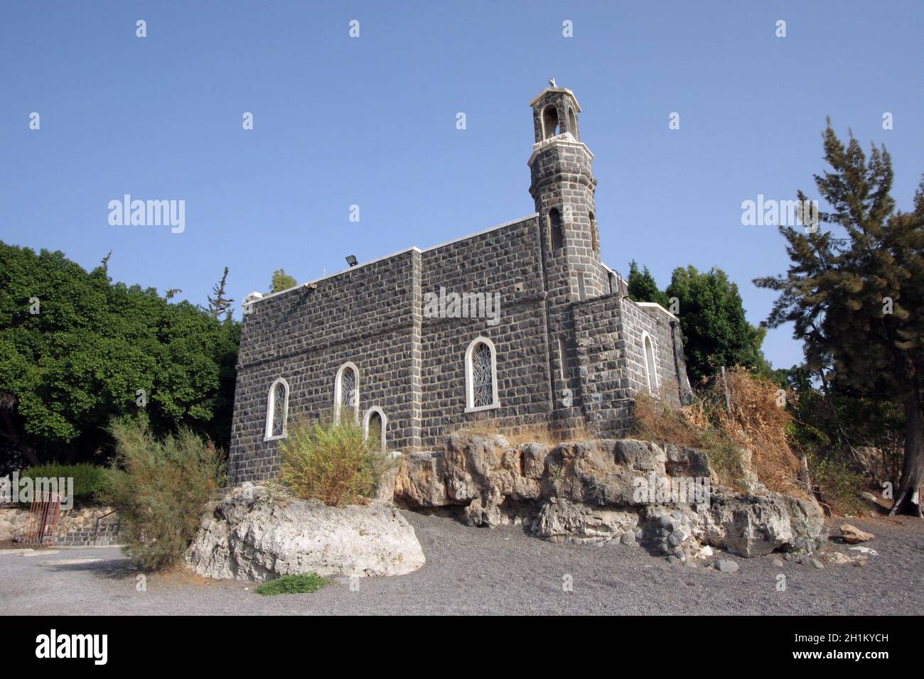 Church of the Primacy of Peter, Tabgha, Israel Stock Photo - Alamy