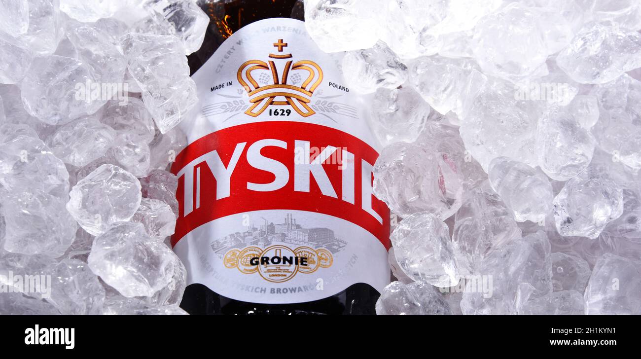 Polish tyskie beer hi-res stock photography and images - Alamy