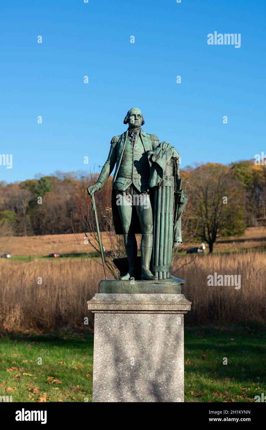 George washington sculpture valley forge hi-res stock photography and ...