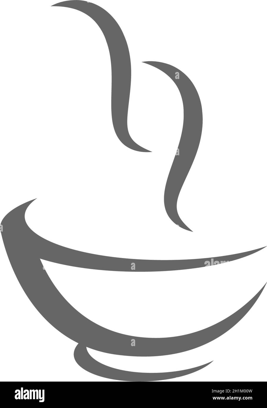 Bowl icon logo flat design template vector Stock Vector Image & Art - Alamy