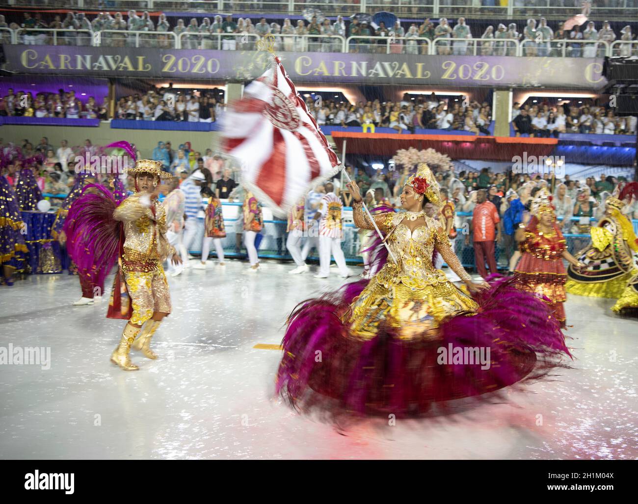 Rio de Janeiro, Brasil- February 29, 2020: Samba Parade at the 2020 ...