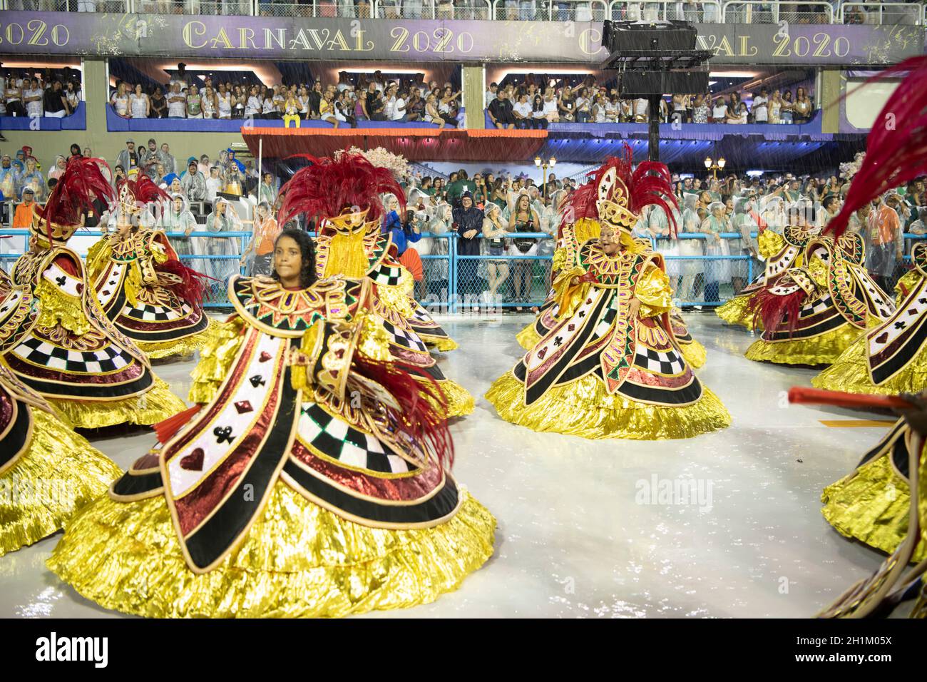 Rio de Janeiro, Brasil- February 29, 2020: Samba Parade at the 2020 ...