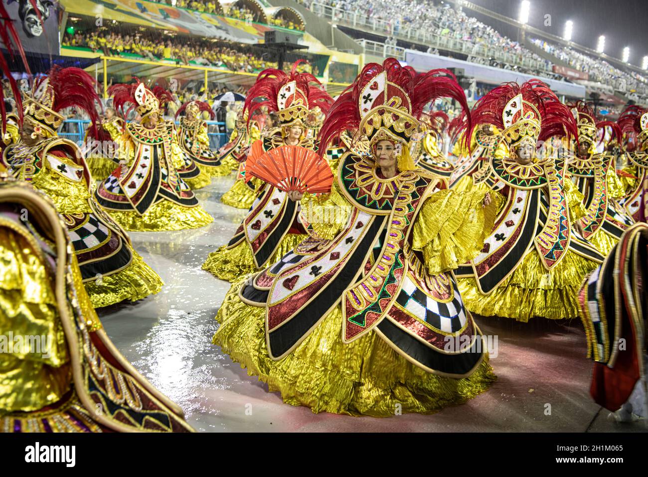 Rio de Janeiro, Brasil- February 29, 2020: Samba Parade at the 2020 ...