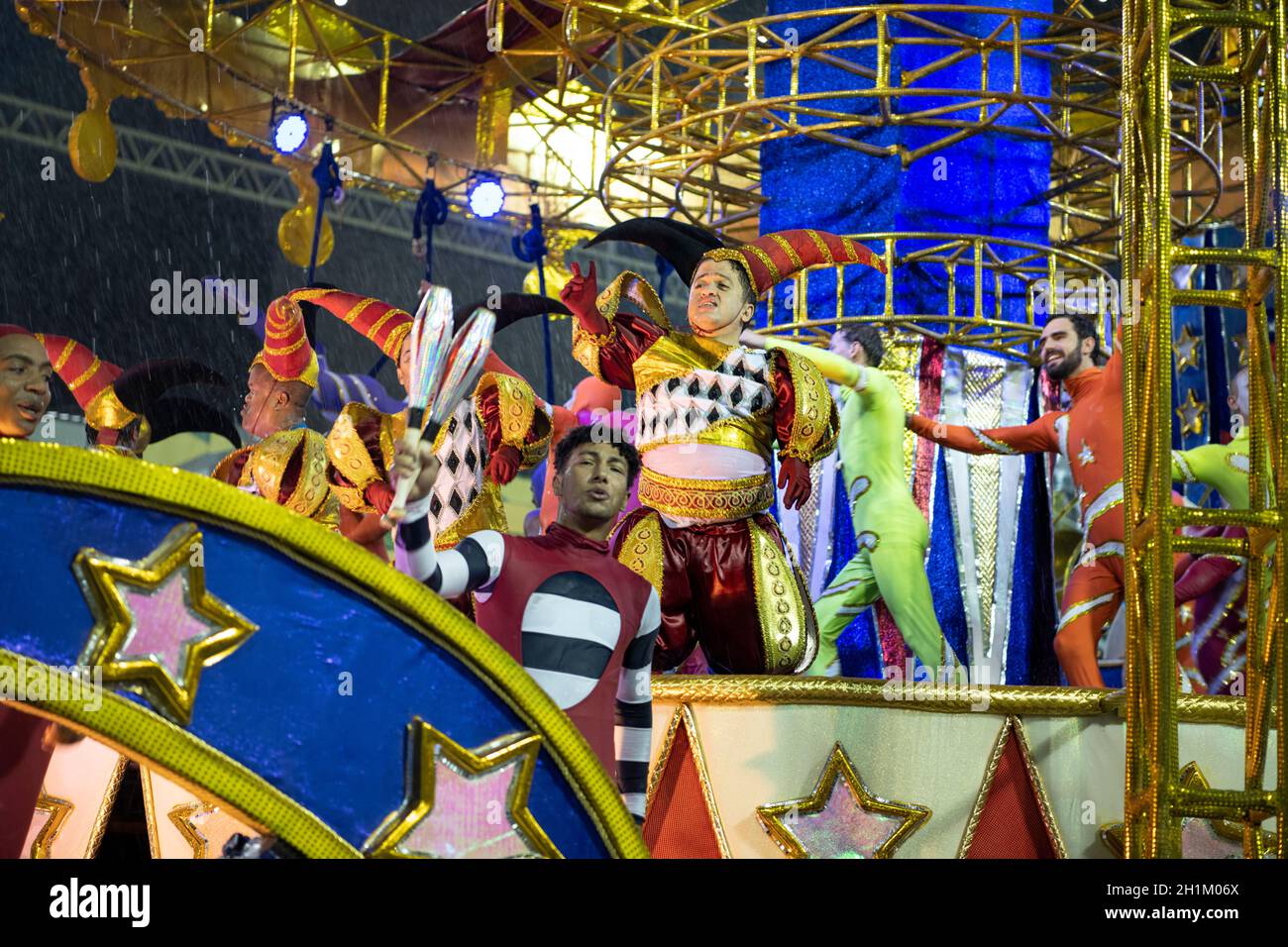 Rio de Janeiro, Brasil- February 29, 2020: Samba Parade at the 2020 ...