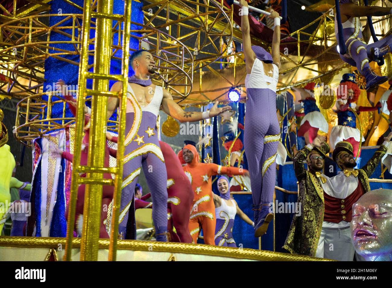 Rio de Janeiro, Brasil- February 29, 2020: Samba Parade at the 2020 ...