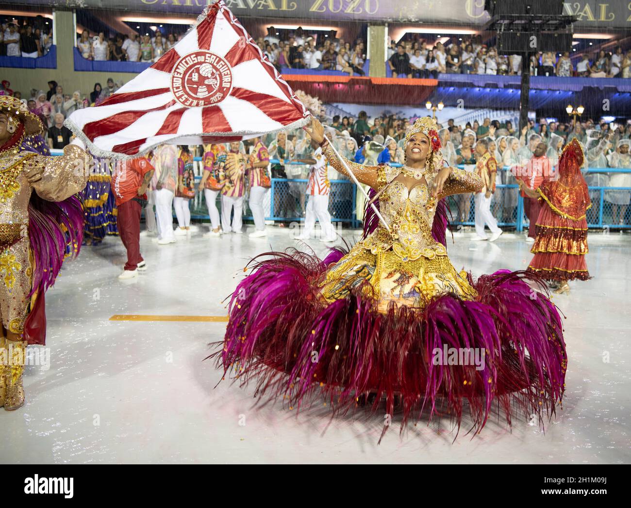 Rio de Janeiro, Brasil- February 29, 2020: Samba Parade at the 2020 ...