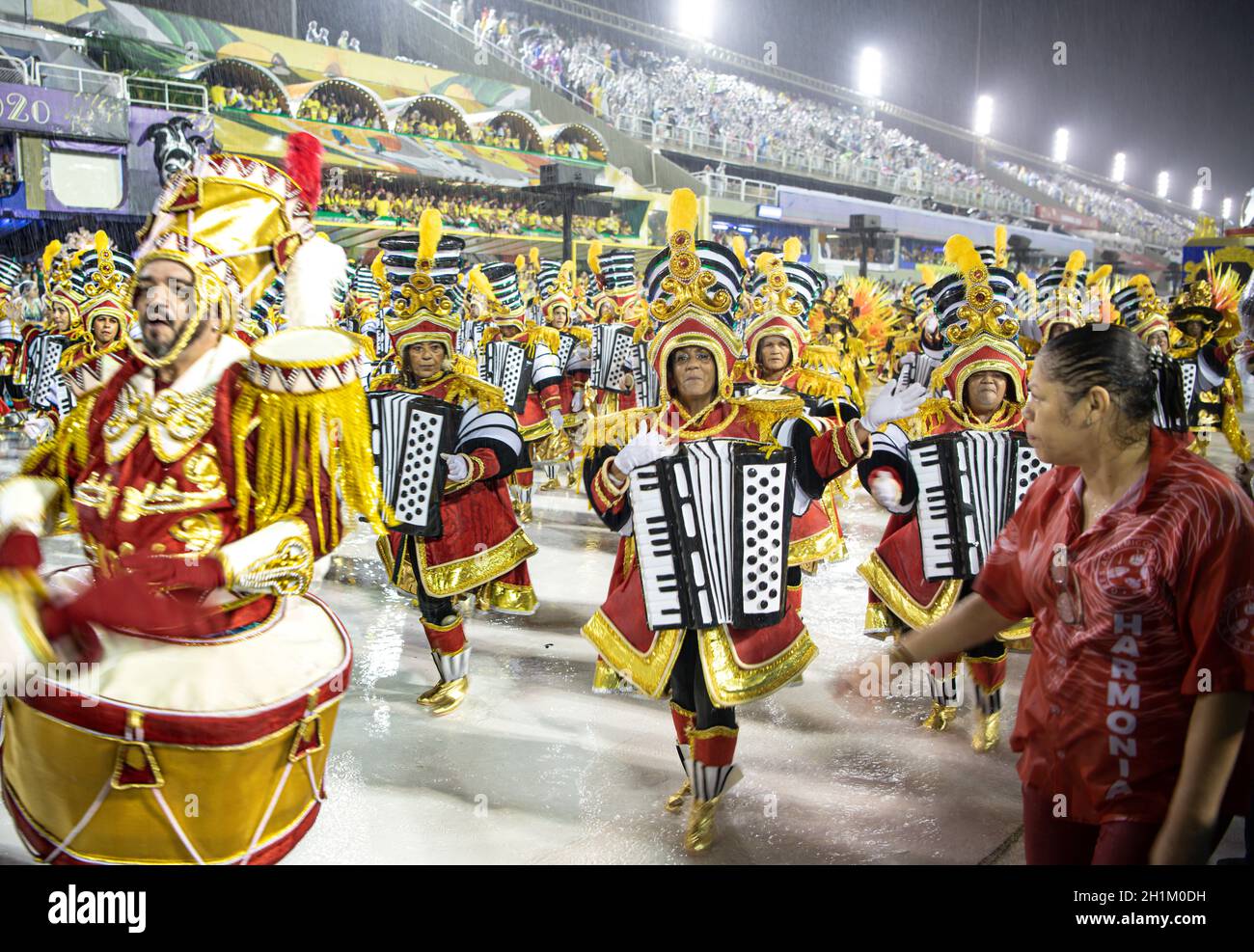 Rio de Janeiro, Brasil- February 29, 2020: Samba Parade at the 2020 ...