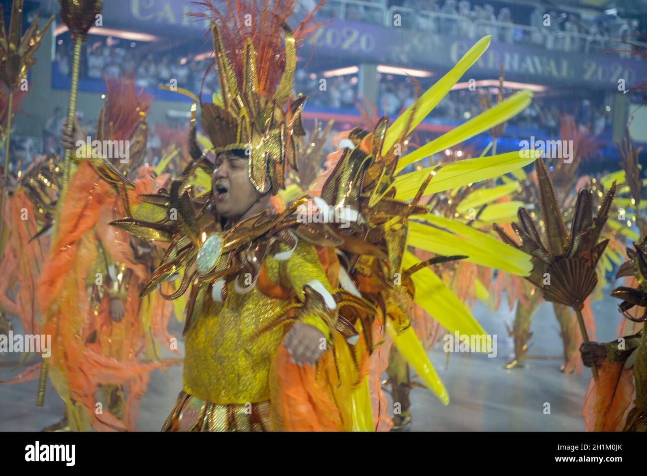 Rio de Janeiro, Brasil- February 29, 2020: Samba Parade at the 2020 ...
