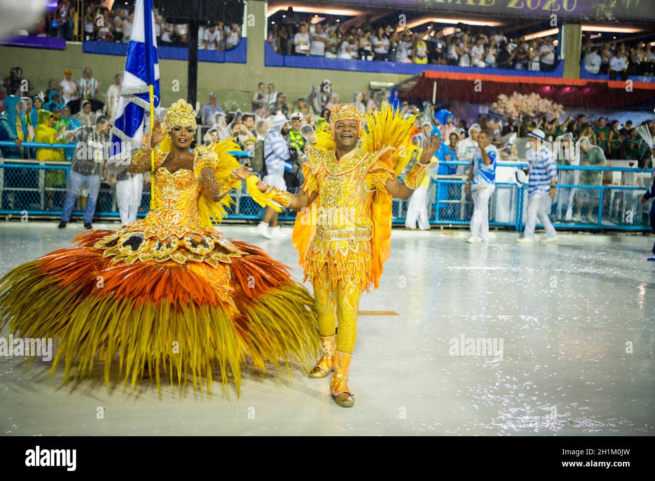 Rio de Janeiro, Brasil- February 29, 2020: Samba Parade at the 2020 ...