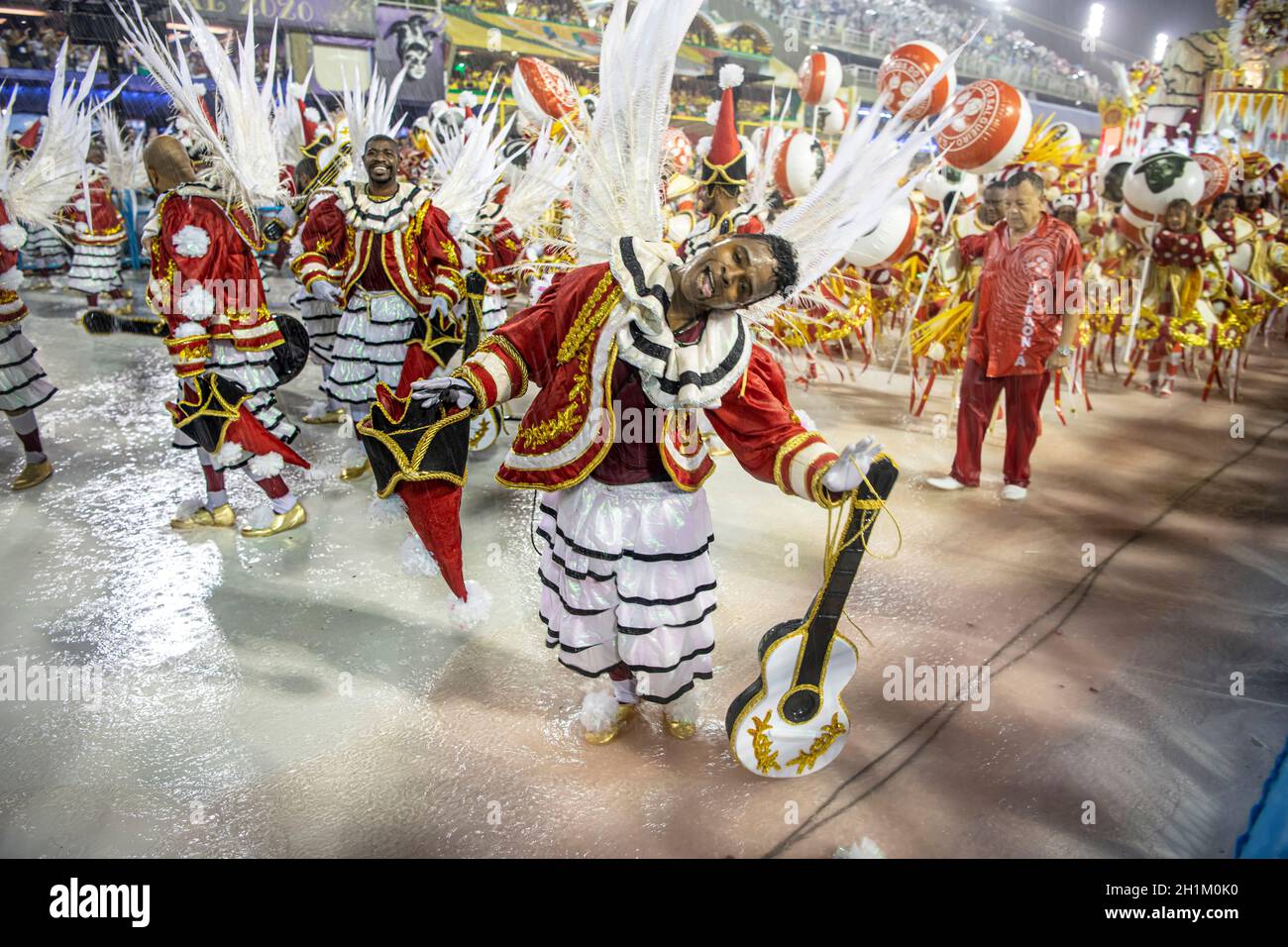 Rio de Janeiro, Brasil- February 29, 2020: Samba Parade at the 2020 ...
