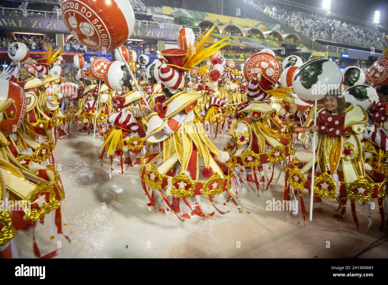 Rio de Janeiro, Brasil- February 29, 2020: Samba Parade at the 2020 ...