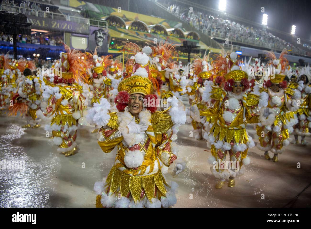 Rio de Janeiro, Brasil- February 29, 2020: Samba Parade at the 2020 ...