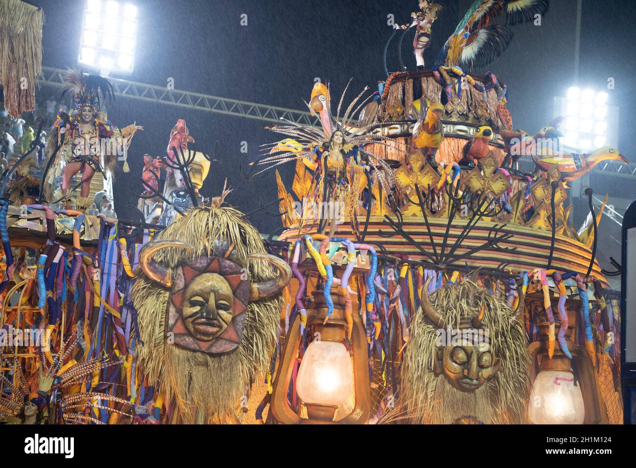 Rio de Janeiro, Brasil- February 29, 2020: Samba Parade at the 2020 ...