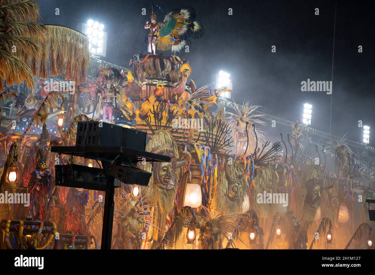Rio de Janeiro, Brasil- February 29, 2020: Samba Parade at the 2020 ...