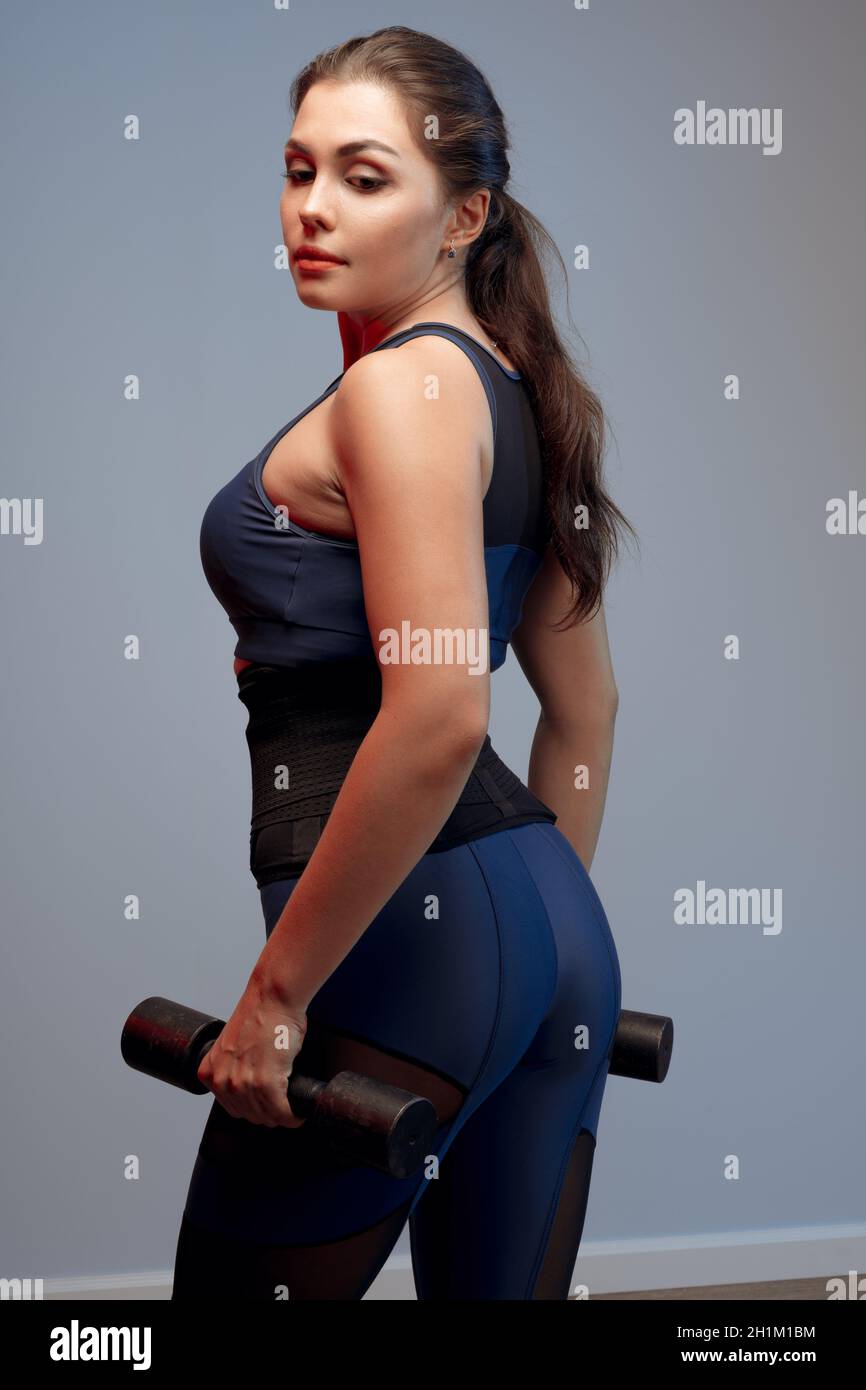 Fitness model abs women hi-res stock photography and images - Alamy