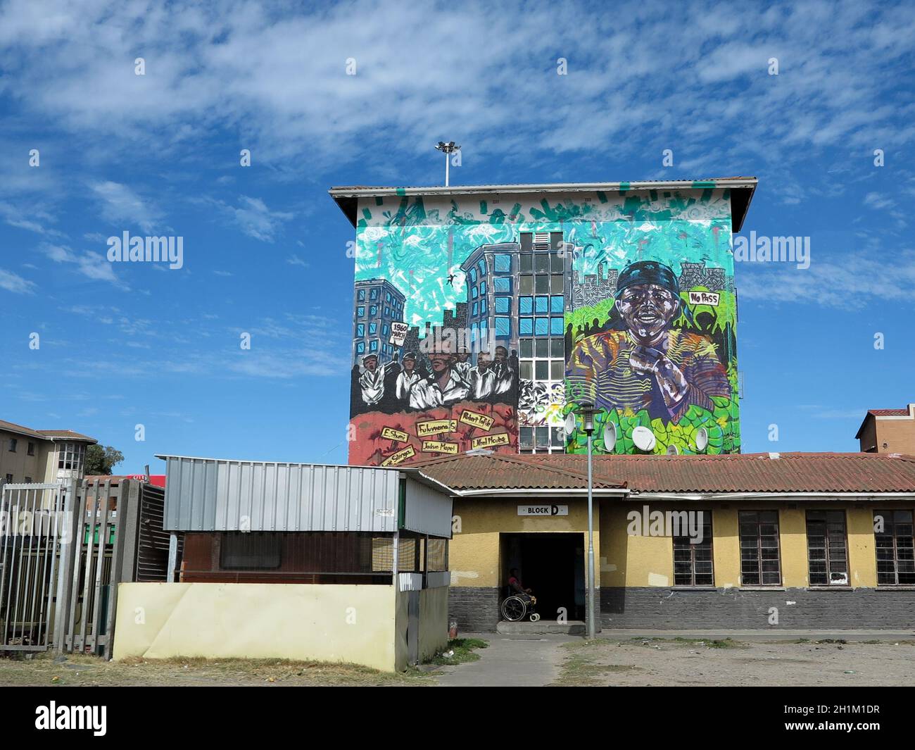 Street art in Gugulethu South Africa Stock Photo - Alamy