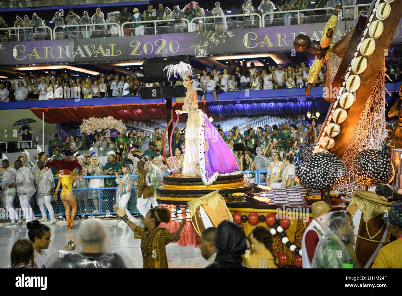 Rio de Janeiro, Brasil- February 29, 2020: Samba Parade at the 2020 ...