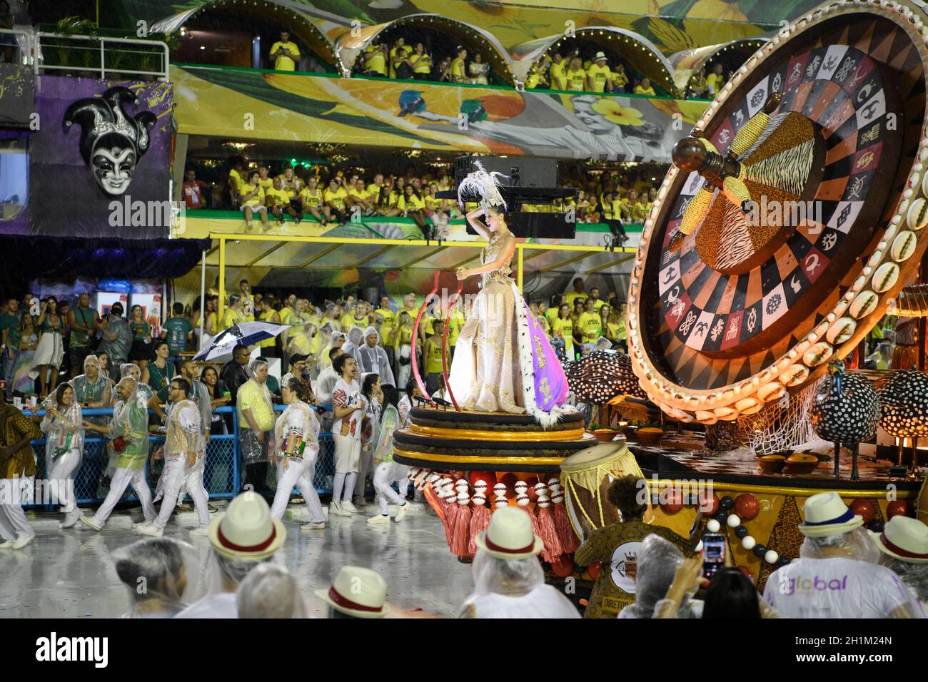 Rio de Janeiro, Brasil- February 29, 2020: Samba Parade at the 2020 ...
