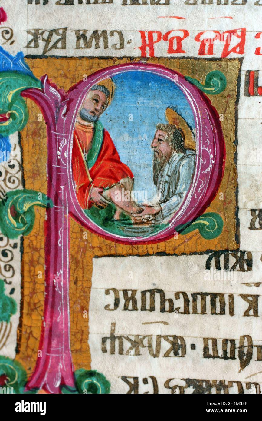 The holy bible calligraphy hi-res stock photography and images - Alamy