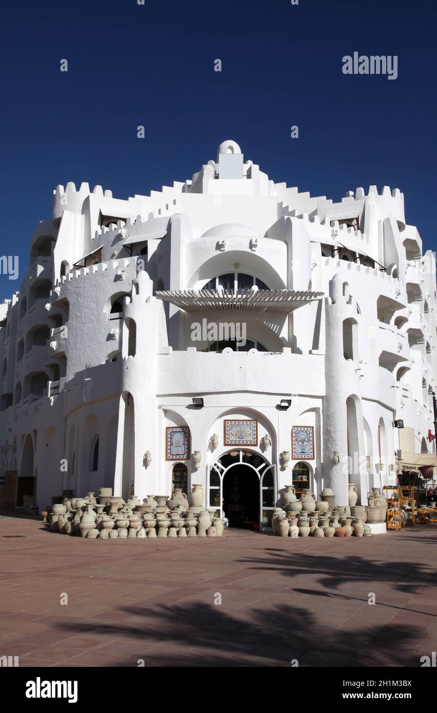 Tunisian modern architecture Stock Photo - Alamy