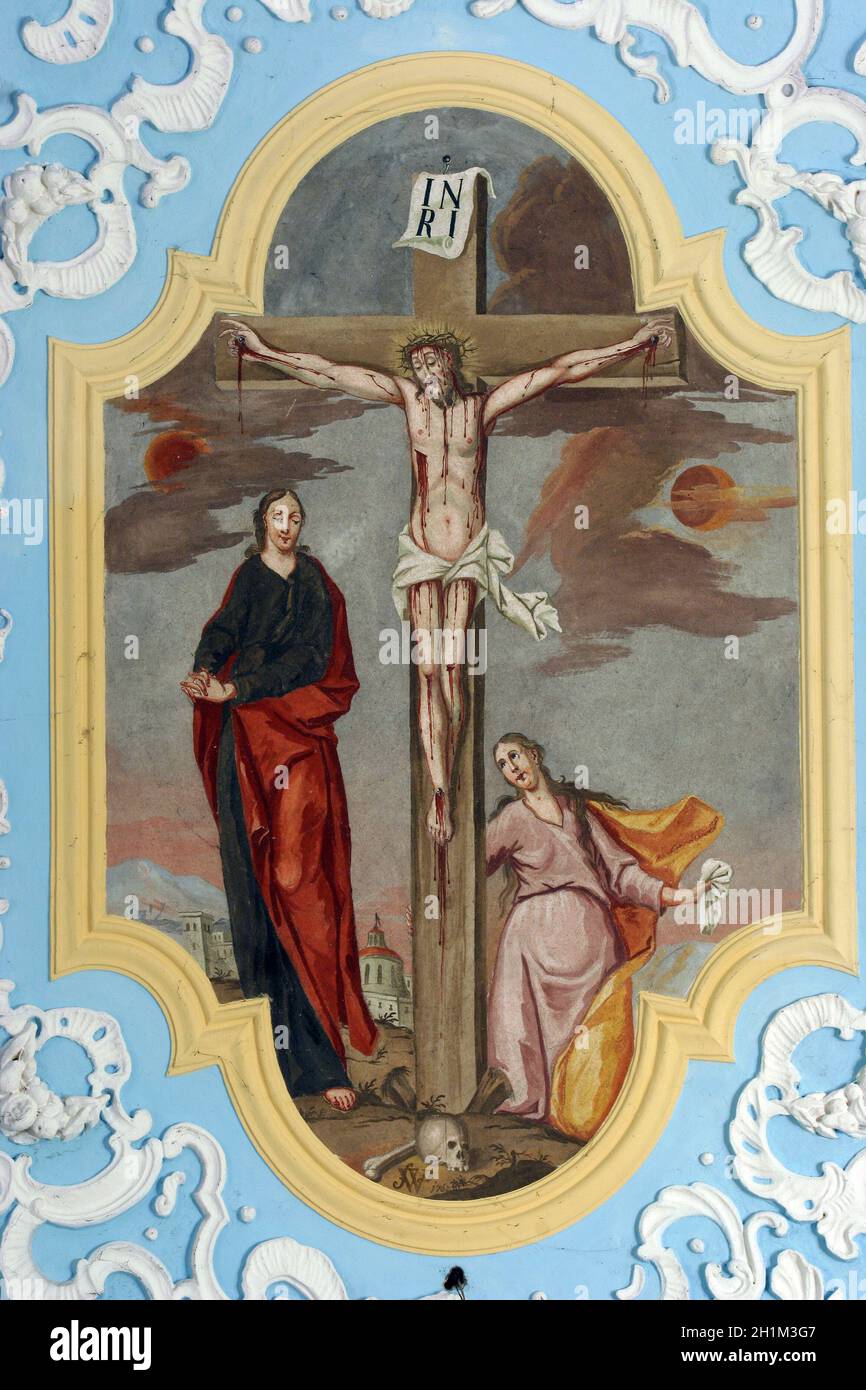 Crucifixion, Jesus on the cross Stock Photo - Alamy