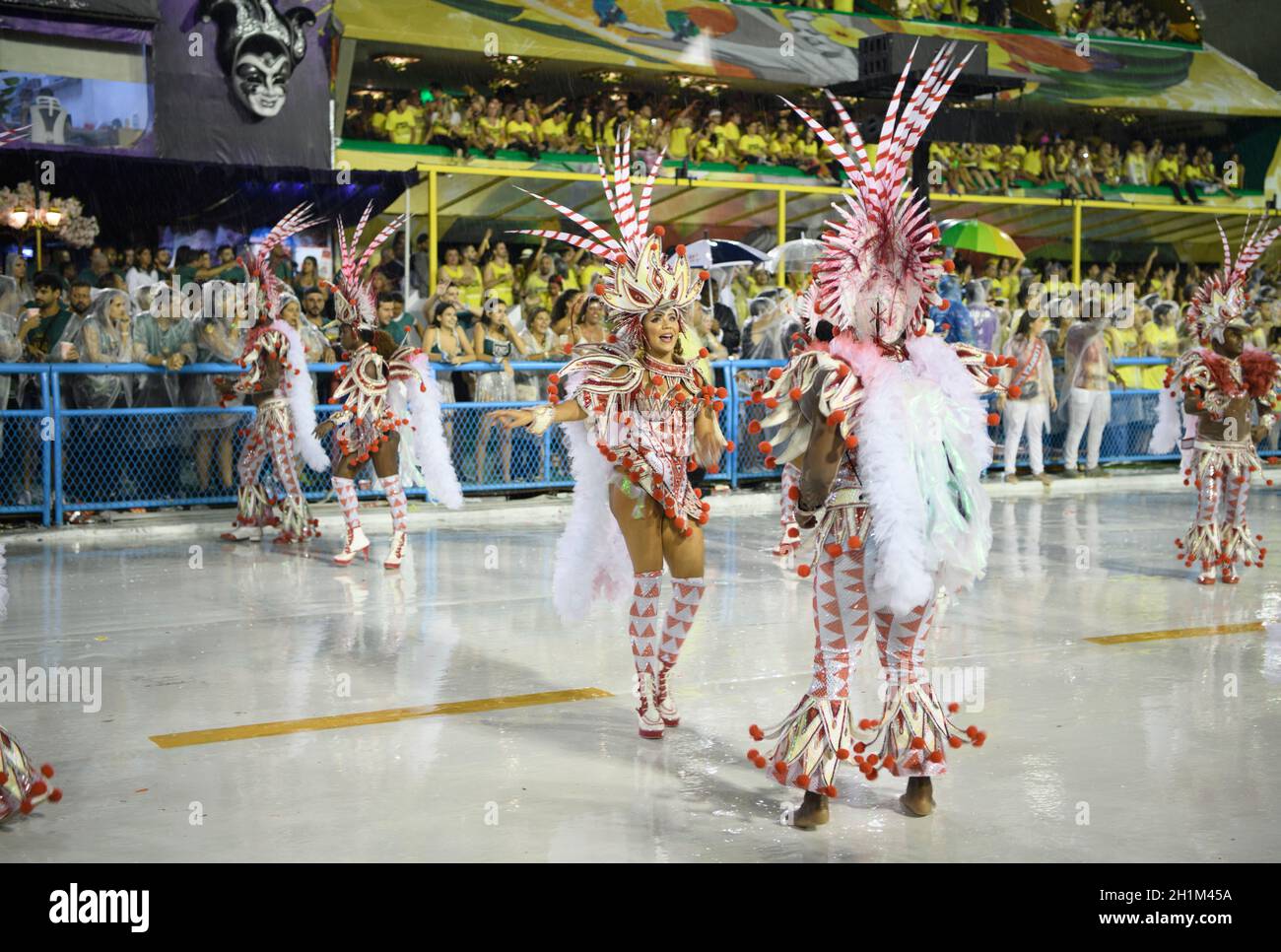 Rio de Janeiro, Brasil- February 29, 2020: Samba Parade at the 2020 ...
