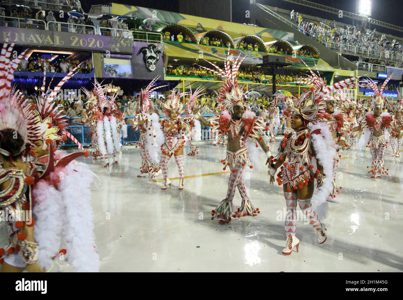 Rio de Janeiro, Brasil- February 29, 2020: Samba Parade at the 2020 ...