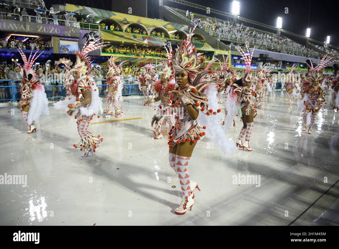 Rio de Janeiro, Brasil- February 29, 2020: Samba Parade at the 2020 ...