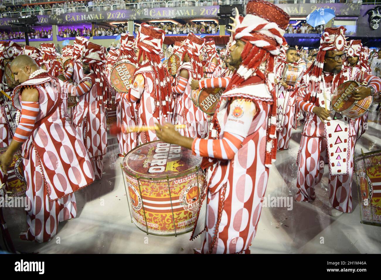 Rio de Janeiro, Brasil- February 29, 2020: Samba Parade at the 2020 ...
