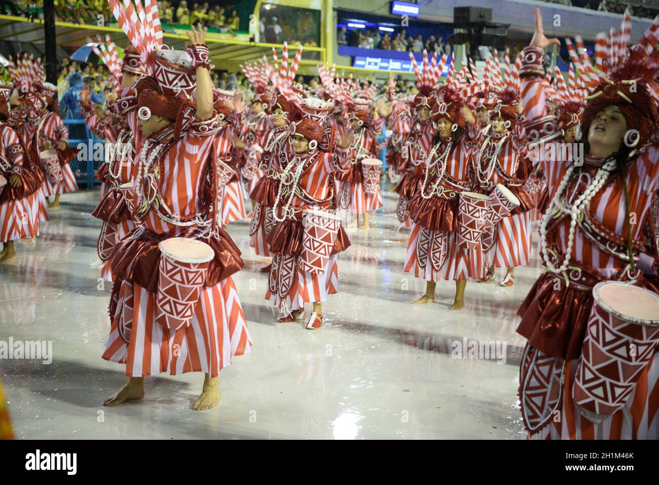 Rio de Janeiro, Brasil- February 29, 2020: Samba Parade at the 2020 ...