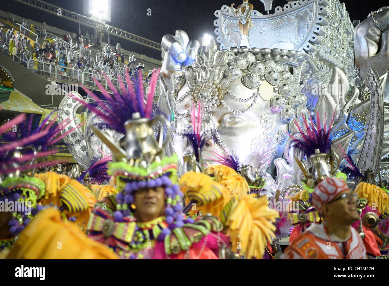 Rio de Janeiro, Brasil- February 29, 2020: Samba Parade at the 2020 ...