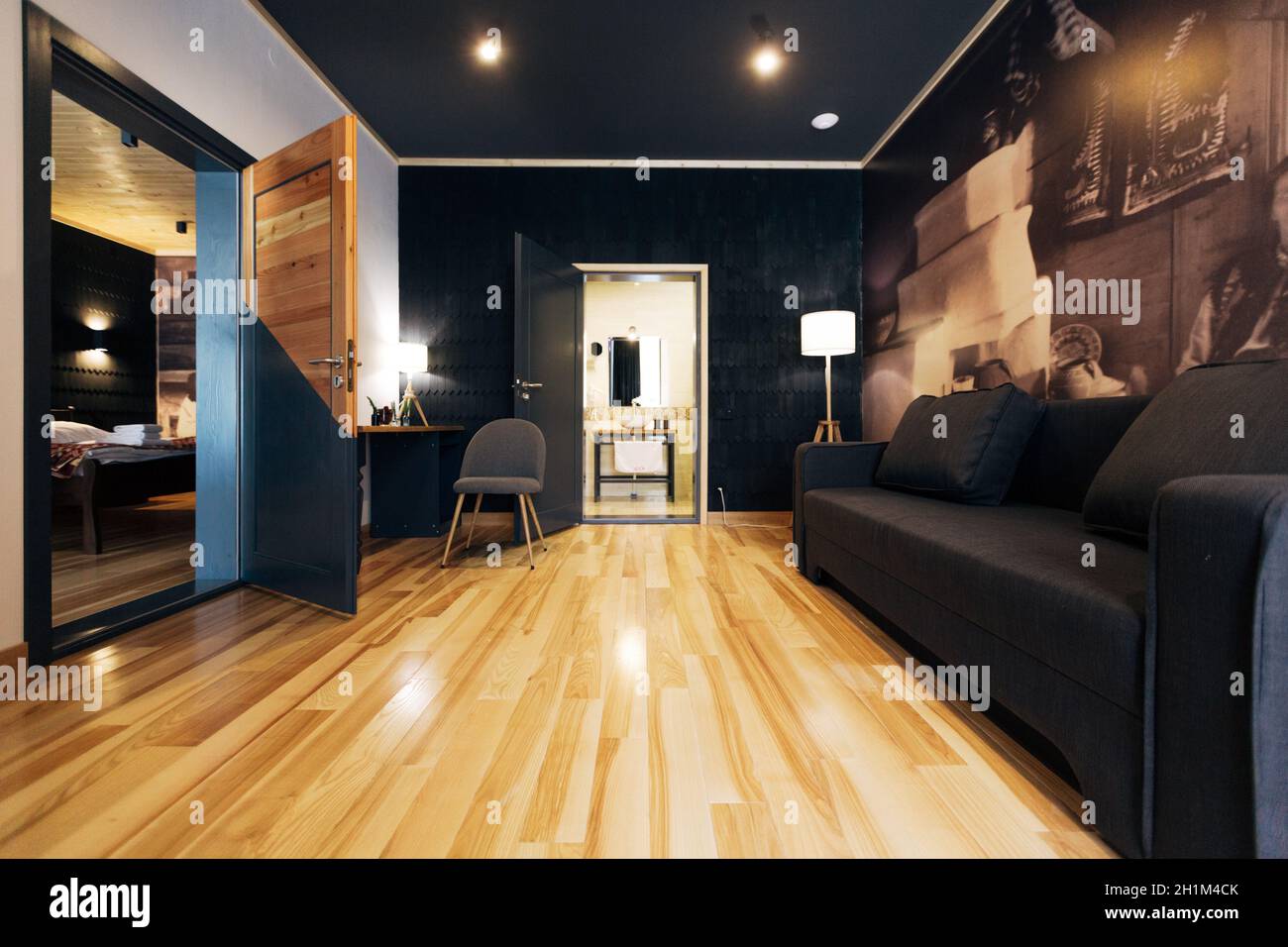 Holidays at a great hotel. Nice room design Stock Photo - Alamy
