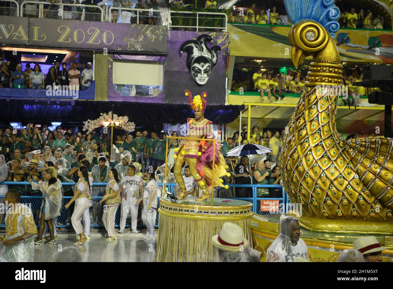 Rio de Janeiro, Brasil- February 29, 2020: Samba Parade at the 2020 ...