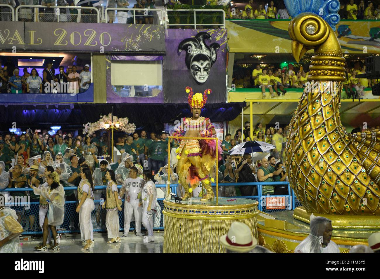 Rio de Janeiro, Brasil- February 29, 2020: Samba Parade at the 2020 ...