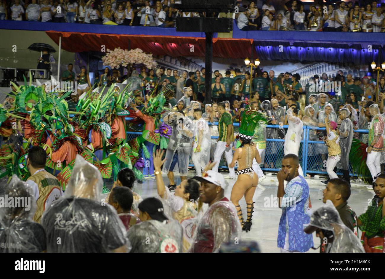 Rio de Janeiro, Brasil- February 29, 2020: Samba Parade at the 2020 ...