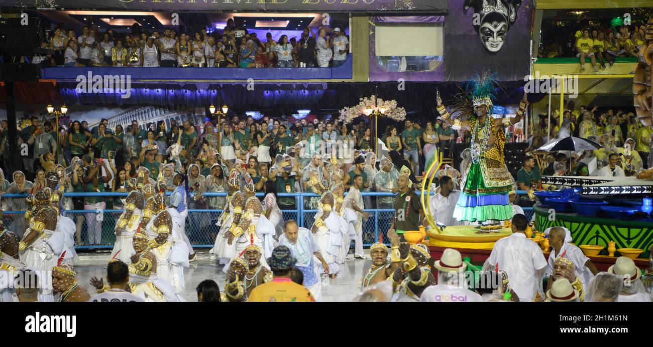 Rio de Janeiro, Brasil- February 29, 2020: Samba Parade at the 2020 ...