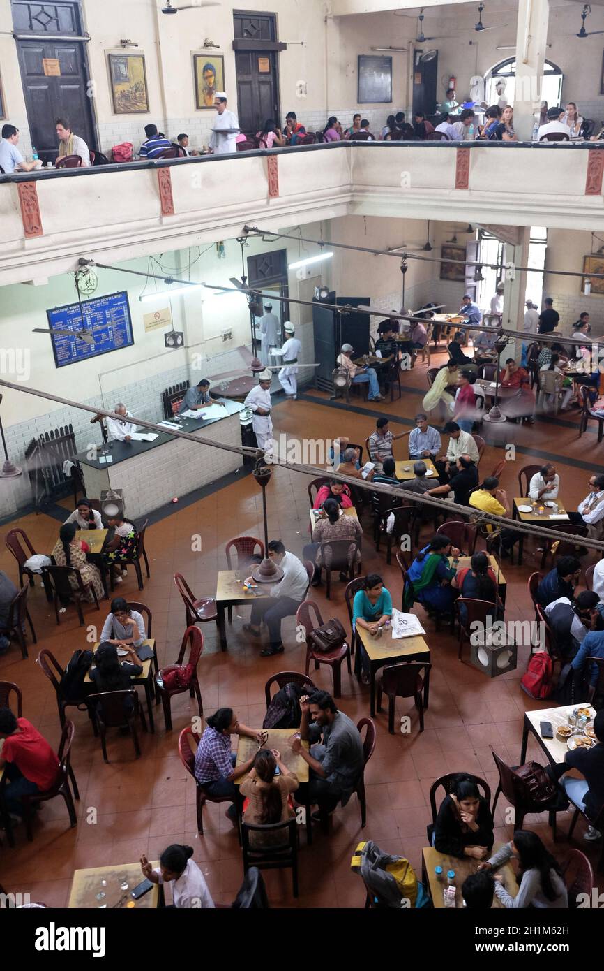 Visitors of popular Indian Coffee House have lunch in Kolkata. The ...